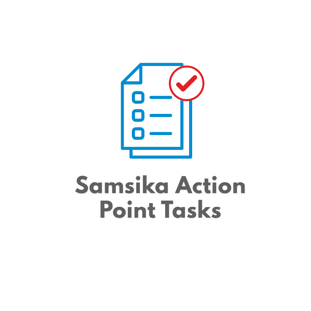 Samsika Action Point Tasks – Samsika Marketing Consultants